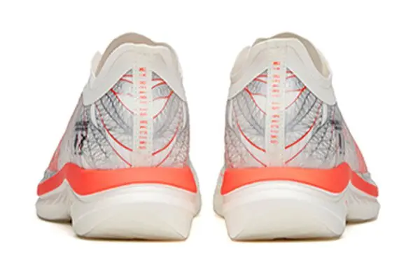 ANTA C202 Gt Low "heartbeat" Athletic Sneakers - White/orange