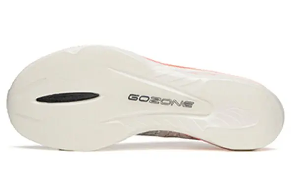 ANTA C202 Gt Low "heartbeat" Athletic Sneakers - White/orange