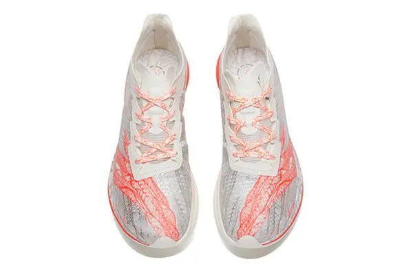 ANTA C202 Gt Low "heartbeat" Athletic Sneakers - White/orange