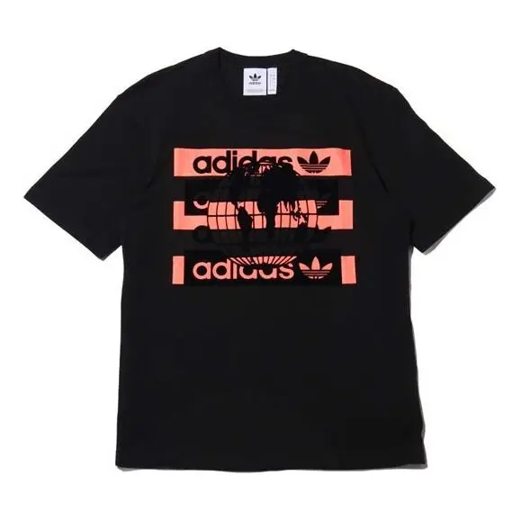 Adidas Originals Fs Grp Tee Sports Short Sleeve - Black