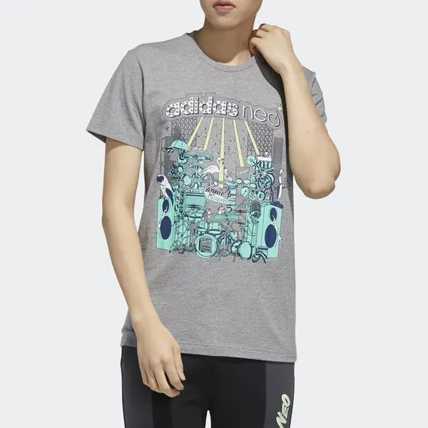 Adidas Neo M Faves Tee Sports Short Sleeve Basic