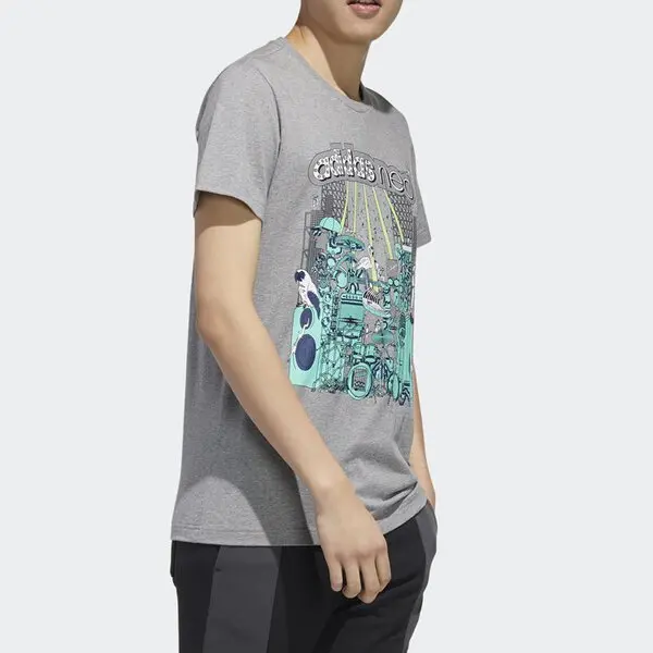Adidas Neo M Faves Tee Sports Short Sleeve Basic