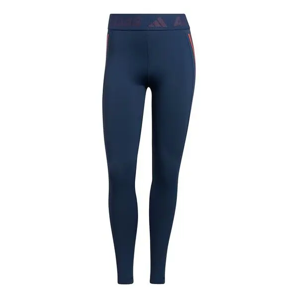 Adidas Sports Leggings With Contrast Stripes - Default Color