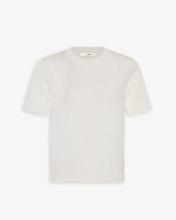 THE ROW Etina Jersey T-shirt - White
