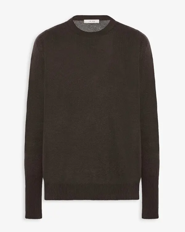 THE ROW Odelle Cashmere Top - Brown
