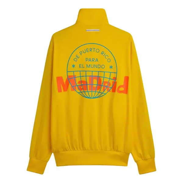 Adidas X Bad Bunny Dtmf Tour Merch Madrid Firebird Track Jacket - Yellow