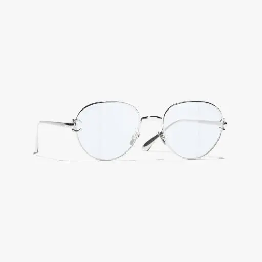 Chanel Metal Eyeglasses - Silver