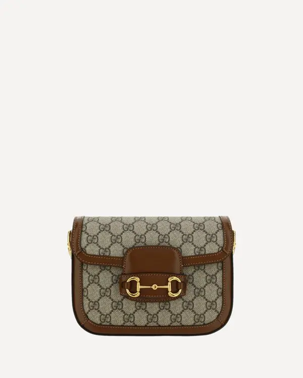 Gucci 1955 Mini Horsebit Shoulder Bag - Brown