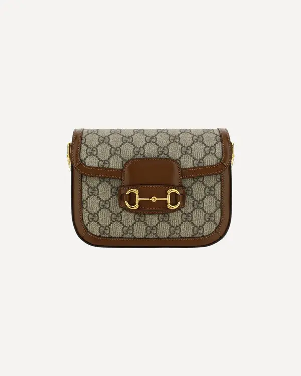 Gucci 1955 Mini Horsebit Shoulder Bag - Brown