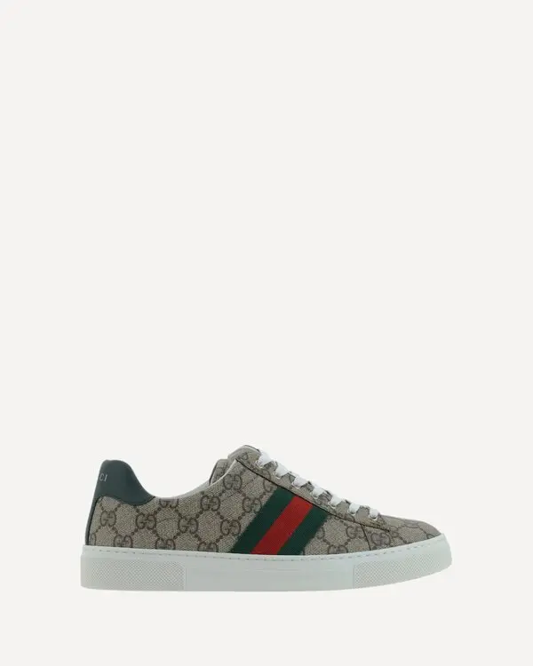 Gucci Gg Canvas Sneakers With Platform Sole - Multicolour