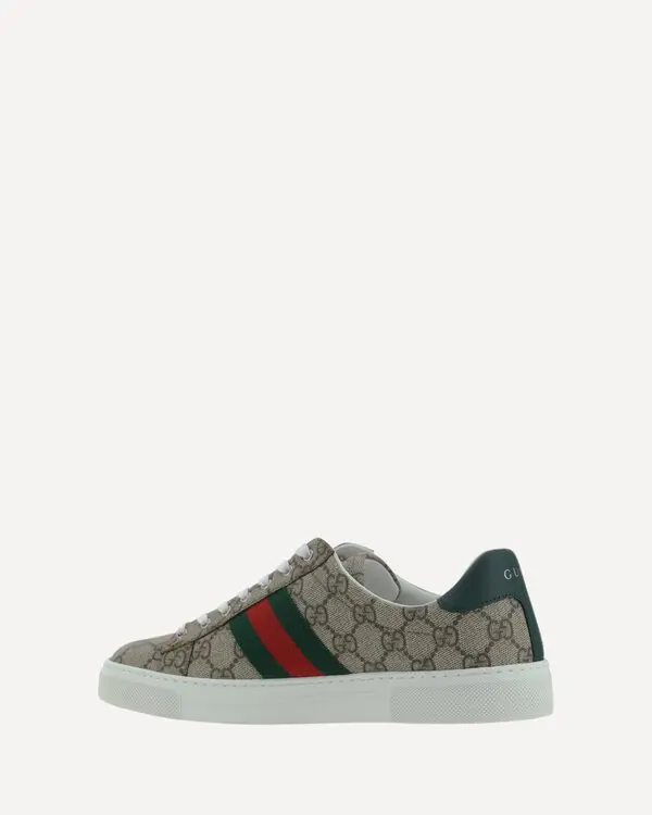 Gucci Gg Monogram And Web Detail Sneakers - Multicolour