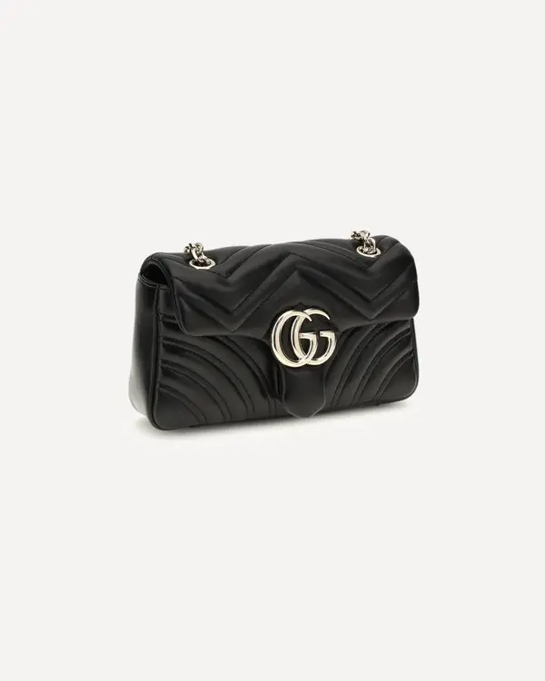 Gucci Gg Marmont Small Shoulder Bag - Black