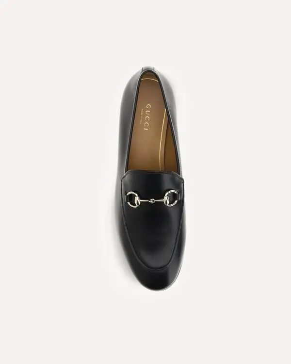 Gucci Jordaan Loafers With Horsebit Detail - Black