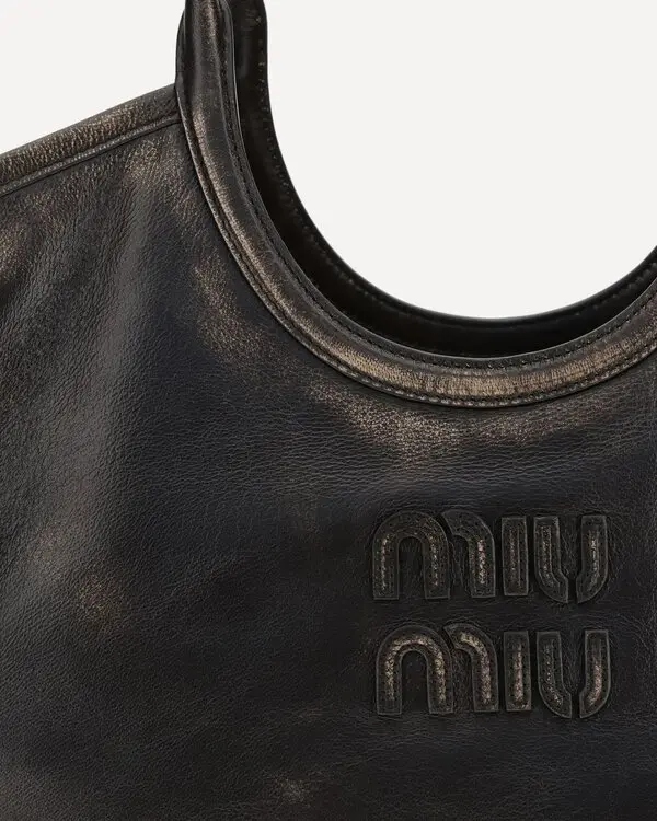 Miu Miu Ivy Leather Tote Bag