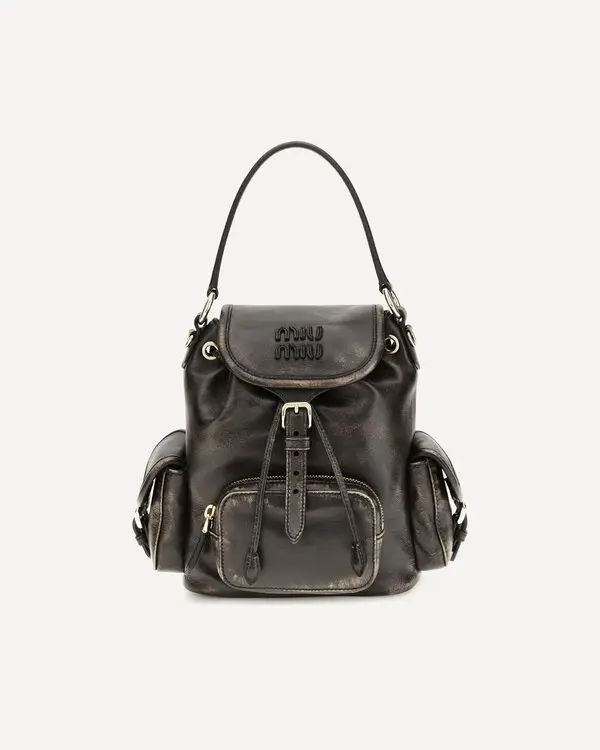 Miu Miu Medium Leather Backpack