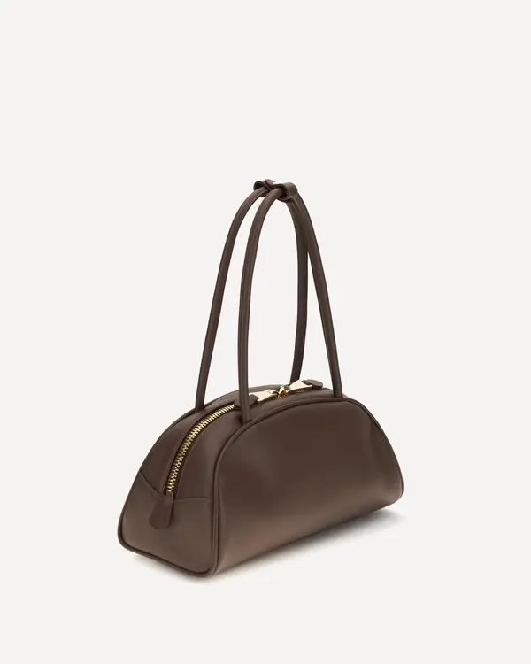 Miu Miu Beau Leather Shoulder Bag - Brown