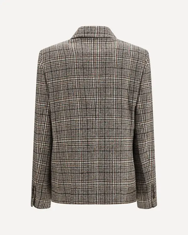 Brunello Cucinelli Double-breasted Alpaca And Wool Blend Jacket