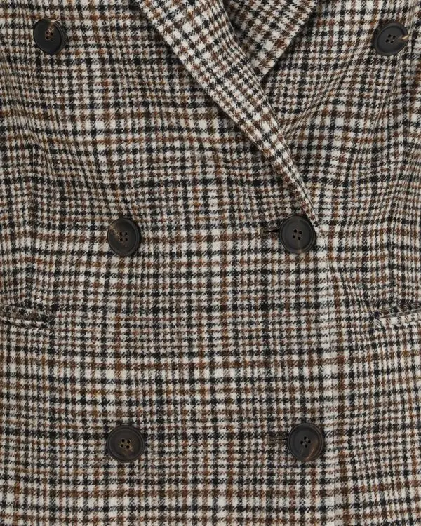 Brunello Cucinelli Double-breasted Alpaca And Wool Blend Jacket