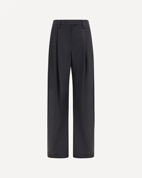 Brunello Cucinelli Tailored Virgin Wool Pants