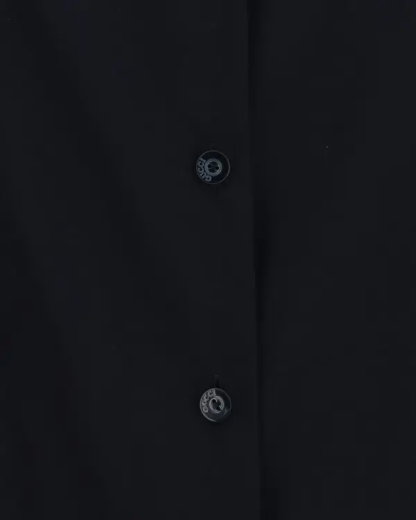 Gucci Stretch Silk Chiffon Shirt With Detachable Camisole