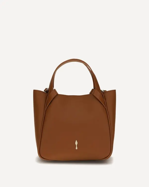 CHRISTIAN LOUBOUTIN Mini Bettina Tote - Brown