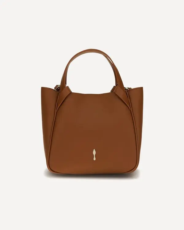 CHRISTIAN LOUBOUTIN Mini Bettina Tote - Brown