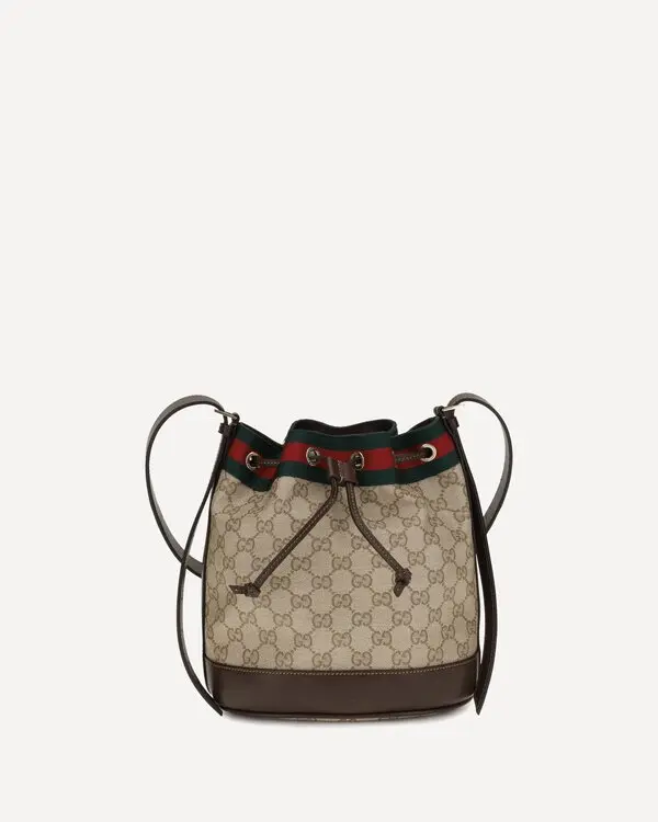 Gucci Venice Mini Bucket Bag - Beige