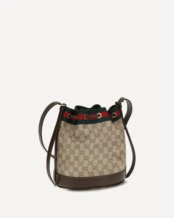Gucci Venice Mini Bucket Bag - Beige