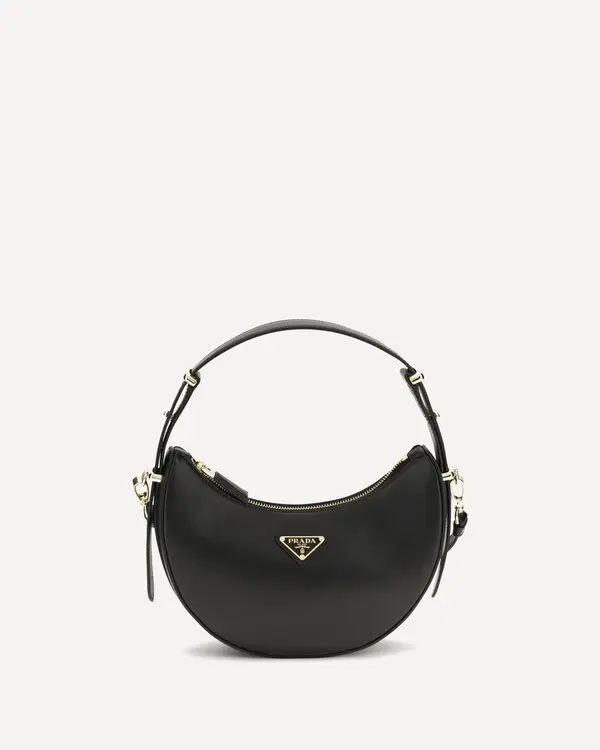 Prada Arqué Shoulder Bag - Black