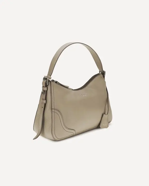 Prada Leather Shoulder Bag - Grey