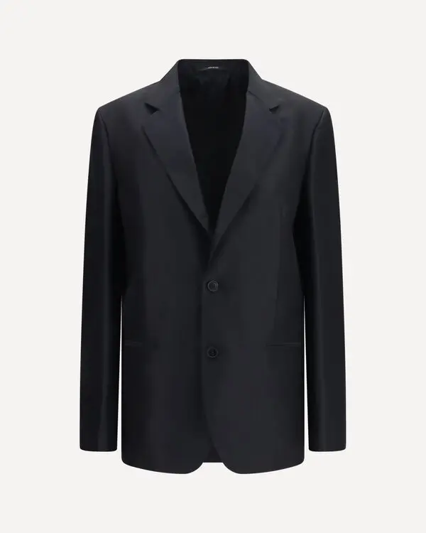 Gucci Silk Faille Jacket - Black