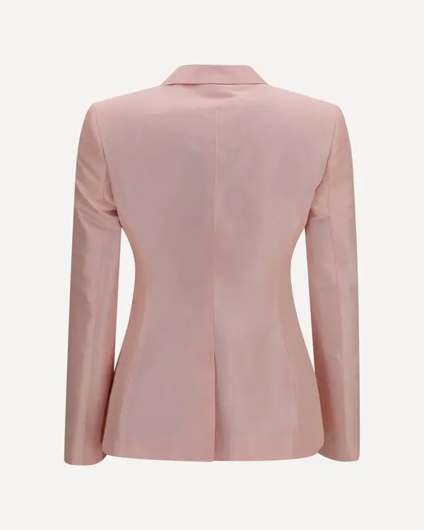 Gucci Silk Faille Jacket - Pink
