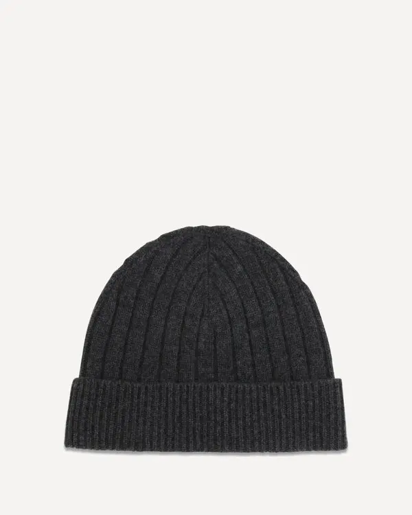 Kiton Wool Beanie Hat - Grey