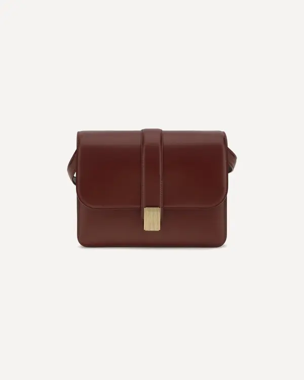 Khaite Blake Shoulder Bag - Bordeaux