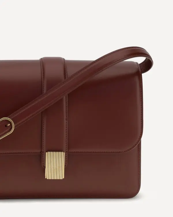 Khaite Blake Shoulder Bag - Bordeaux