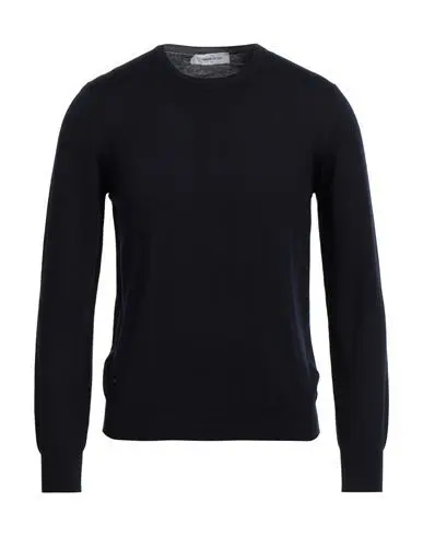 GRAN SASSO Midnight Virgin Wool Crewneck Sweater