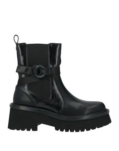 Liu Jo Calfskin Ankle Boots - Black