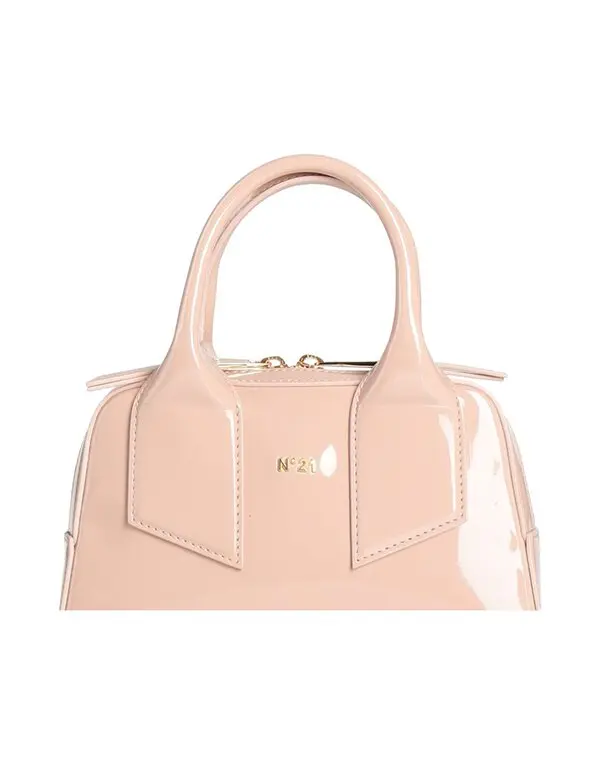 N°21 Patent Leather Bowler Bag - Pink