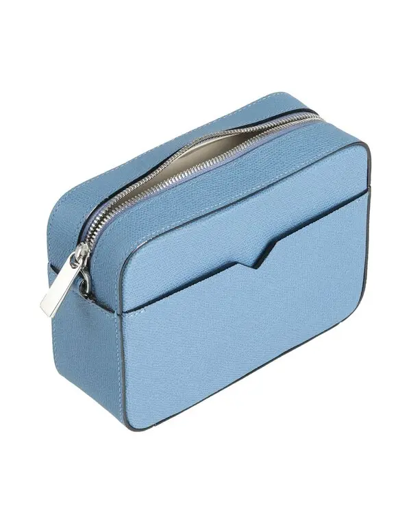 VALEXTRA Calfskin Camera Bag - Blue