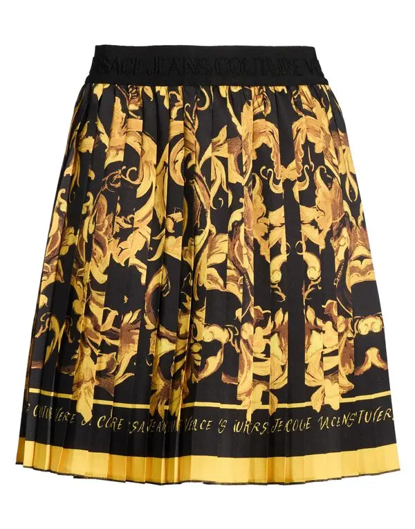 Versace Pleated Mini Skirt - Black