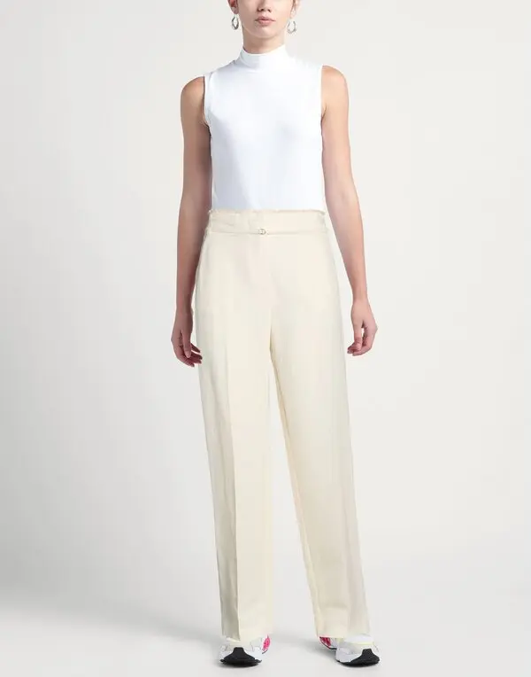 Patrizia Pepe Viscose & Linen Straight-leg Pants