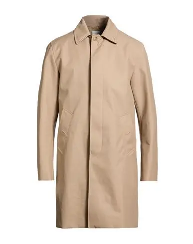 Sandro Trench Coat Taupe Polyester, Wool, Polyurethane - Grey
