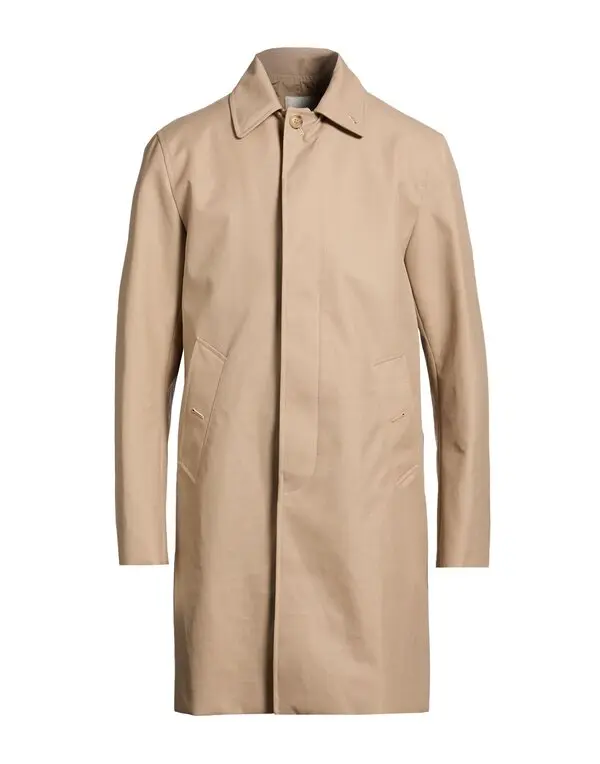 Sandro Trench Coat Polyester, Wool, Polyurethane