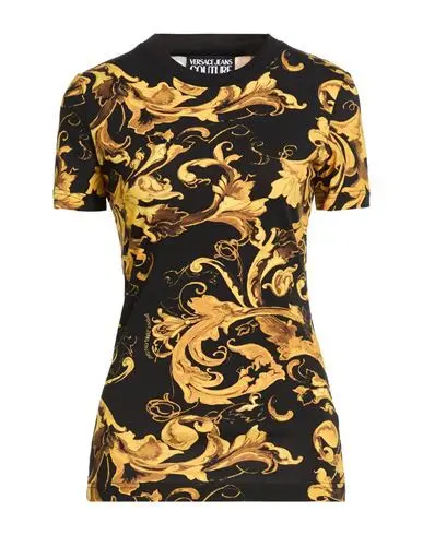 Versace Printed Cotton T-shirt - Black