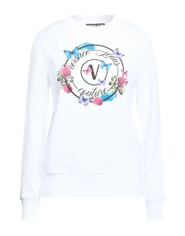 Versace Cotton Sweatshirt With Graphic Print