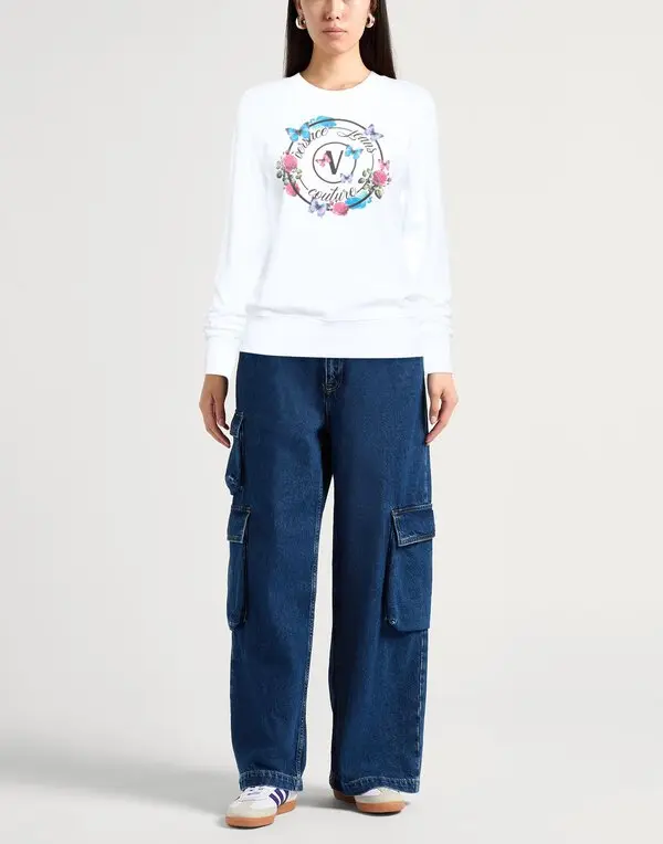 Versace Cotton Sweatshirt With Graphic Print