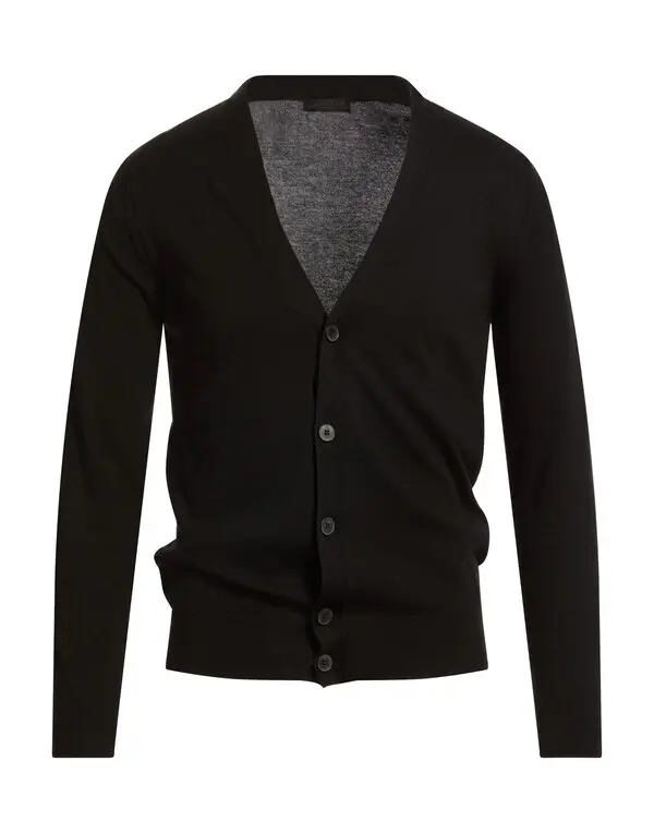 OUT/FIT Midnight Cotton Cardigan - Black