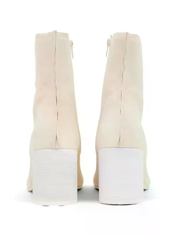 MAISON MARGIELA Anatomic Stitch-toe Ankle Boots - Neutrals
