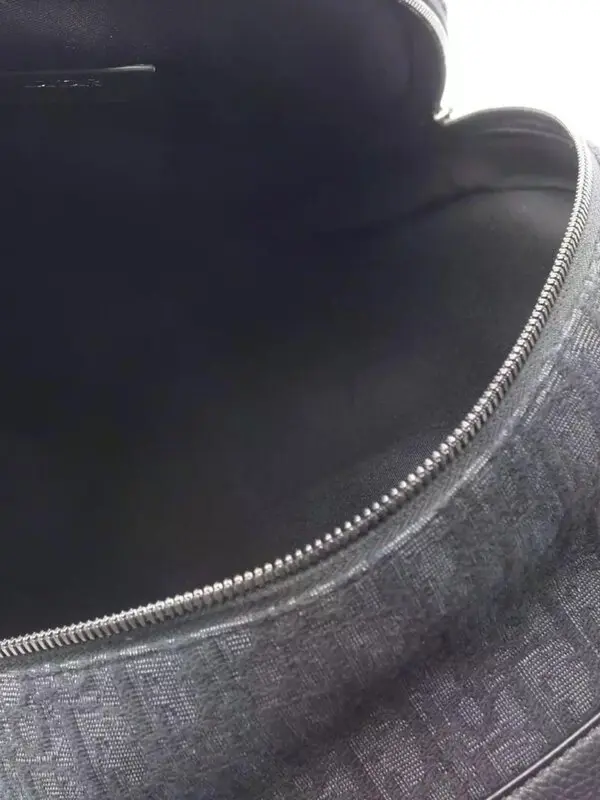 Dior Oblique Canvas Backpack - Grey