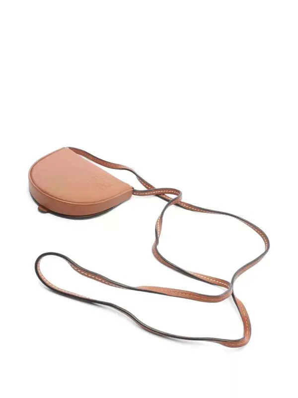 Loewe Anagram Heel Pouch Shoulder Bag - Brown